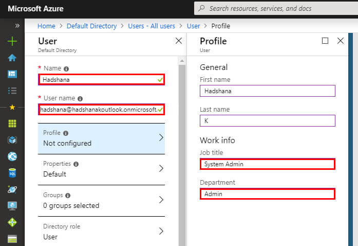 Azure Active Directory User/Group And Azure SQL Database